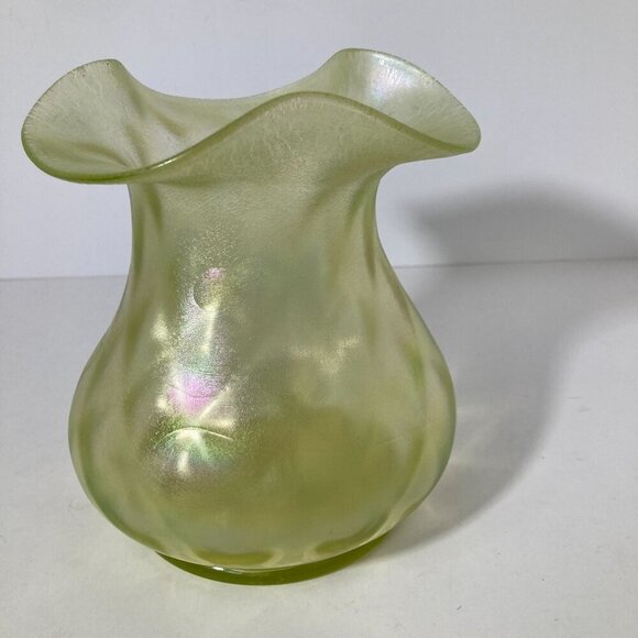 Not branded | Accents | Concave Diamonds Topaz Stretch Uranium Glass ...